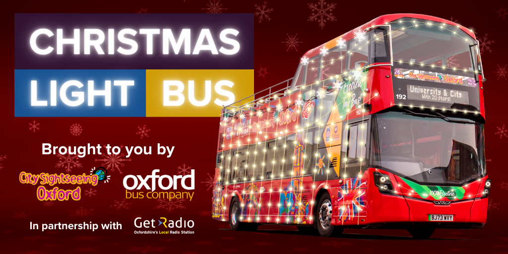 Oxford Christmas Light Bus! - Oxford Bus Company and Thames Travel