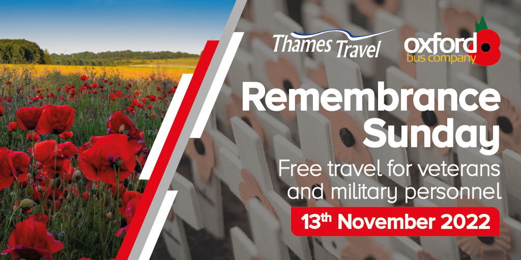 Remembrance Sunday 2022 - Oxford Bus Company and Thames Travel