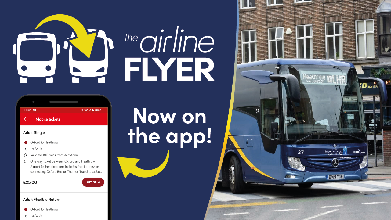 The airline flyer is now on the app! - Oxford Bus Company and Thames Travel